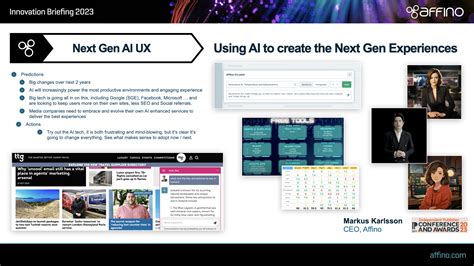 Using Ai To Create Next Generation User Experiences The Roundtable
