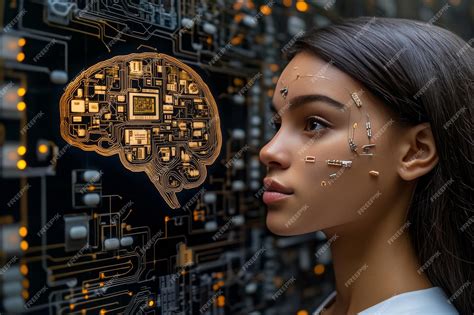 Cybernetics Neural Network Data Distortion Digital Fusion And Emotional