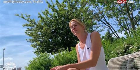 Mydirtyhobby German Blonde Milf Outdoor Creampie My Dirty Hobby Miley Weasel Tnaflix Com