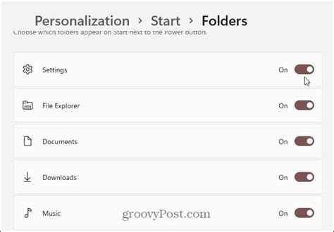 How To Add Or Remove Folders On The Windows Start Menu