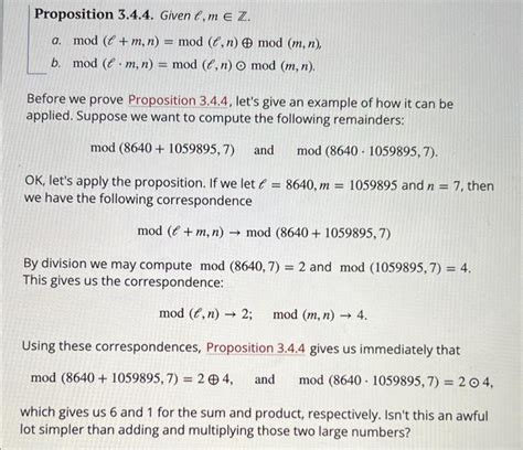 Solved a. mod(ℓ+m,n)=mod(ℓ,n)⊕mod(m,n), b. | Chegg.com
