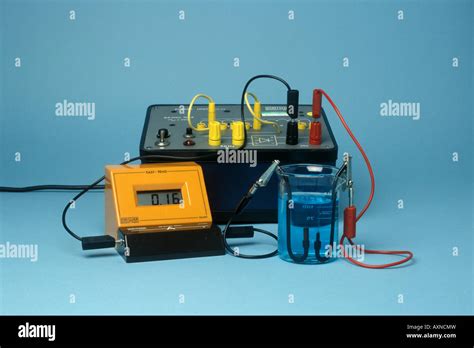 Electrolysis Of Copper Sulphate Solution Using Carbon Electrodes Stock Photo Royalty Free Image