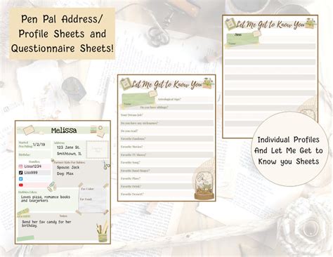 Pen Pal Printable Bundle Stationery Kit Bundle First Pen Pal Starter