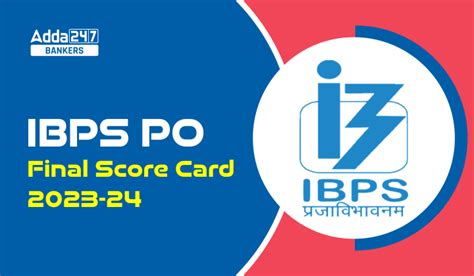 IBPS PO Final Score Card Out Check Category Wise Marks