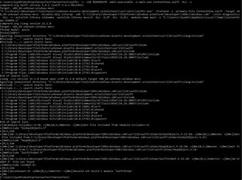 Windows Build Error Windows Swift Forums