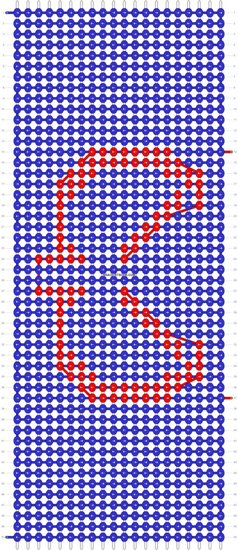 Alpha Friendship Bracelet Pattern 149669