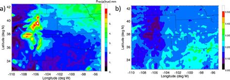 A Seasonal Mean Precipitation Rate Mm Day 21 Obtained With Download Scientific Diagram