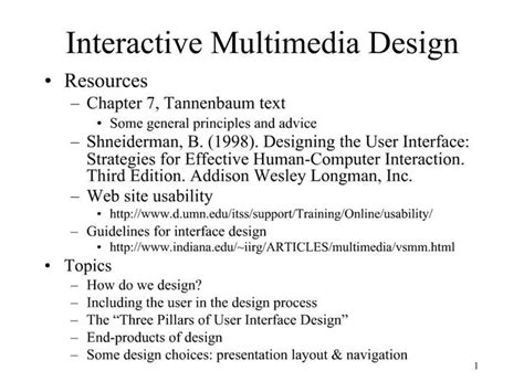 PPT Interactive Multimedia Design PowerPoint Presentation Free Download ID