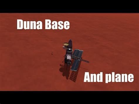 Duna Base and Duna spaceplane : r/KerbalSpaceProgram