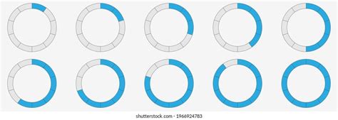 Progress Bar Circle Round Loading Inicator Stock Vector Royalty Free Shutterstock