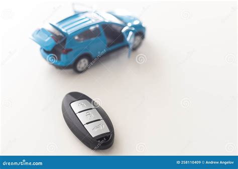 Car Key And Toy Car Automobile Security Accessories Stock Image Image Of Automobile Design