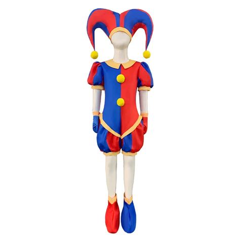 Pomni Costume Digital Circus Costume Jumpsuit Pomni Cosplay Birthday Hollowen Party Shopee