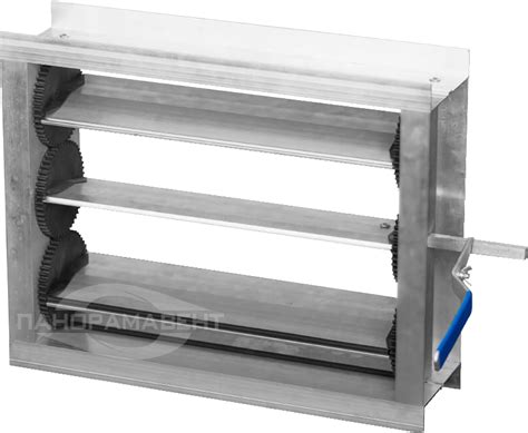 Вентиляционный воздушный дроссель-клапан АВК ручной привод купить