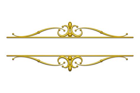 독특한 3 차원 텍스트 분할기 및 장식적인 디자인 요소 시리즈 금 금속에 대한 스톡 사진 및 기타 이미지 금 금속 금선세공 금색 Istock