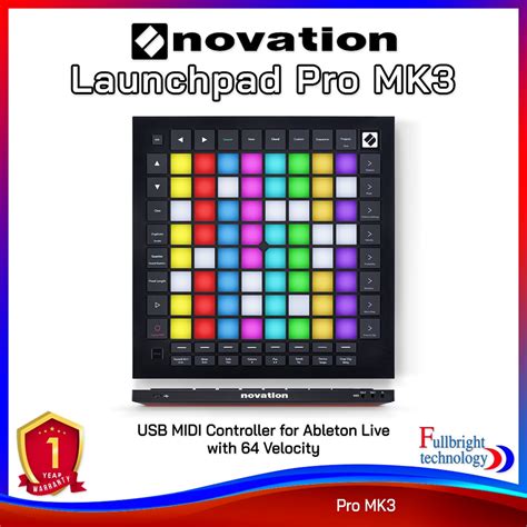 Novation Launchpad Pro MK3 USB MIDI Controller For Ableton Live With 64 Velocity Shopee Thailand
