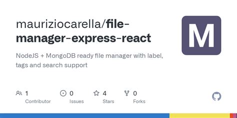 Github Mauriziocarellafile Manager Express React Nodejs Mongodb