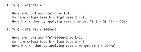 master theorem