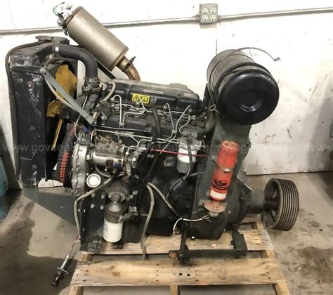 Perkins 4 Cylinder Turbocharged Diesel Engine With Twin Disc Pto