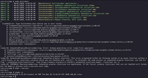 Unable To Run Nest App With Graphql In Docker · Issue 4888 · Nestjsnest · Github