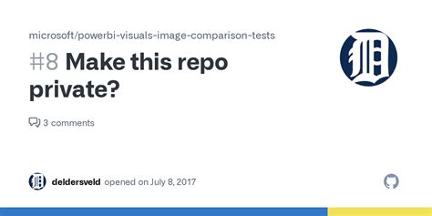 Make This Repo Private Issue Microsoft Powerbi Visuals Image Comparison Tests GitHub