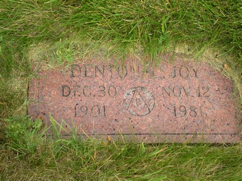 Denton Lee Joy 1901 1981 Find A Grave Memorial