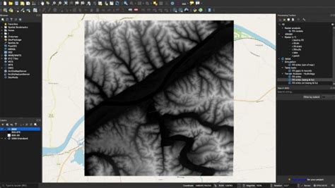 How To Extract Surface Flow Directions In QGIS Equator