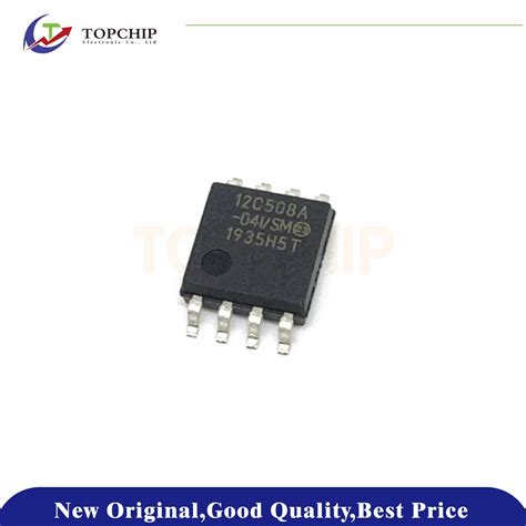 1pcs New Original Pic12c508a 04 Sm 12c508a Pic 5 4mhz 25byte Soic 8
