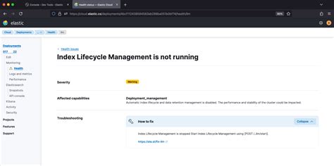 monitoring elasticsearch index lifecycle management with the history