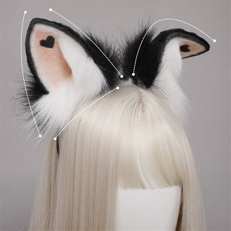 Realistic Cat Ears Headband
