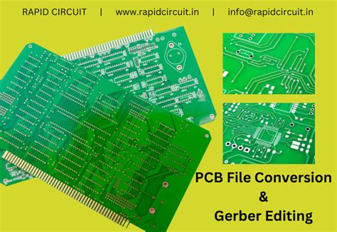 Pcb File Conversion And Gerber Editing Rapid Circuit