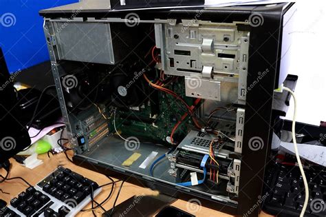 The Inside Of A Cpu Of A Computer Stock Image Image Of Internet Computer 269380433