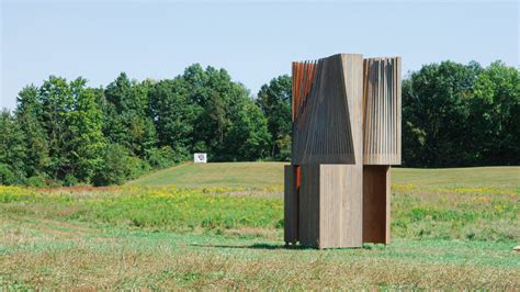 Young Projects Installs Fraying Wooden Pavilion At New York Arts Centre