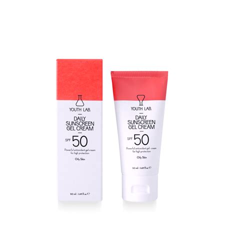 Youth Lab Daily Sunscreen Gel Spf50 50ml Mama Skincare
