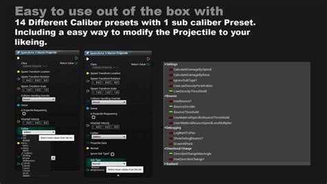 Realistic Bullet Penetration System Unreal Engine Assets