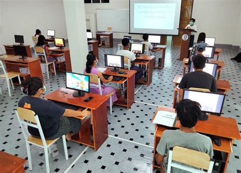 Vocational Basic Computer Course Opens In Natmauk Twsp Myanmar