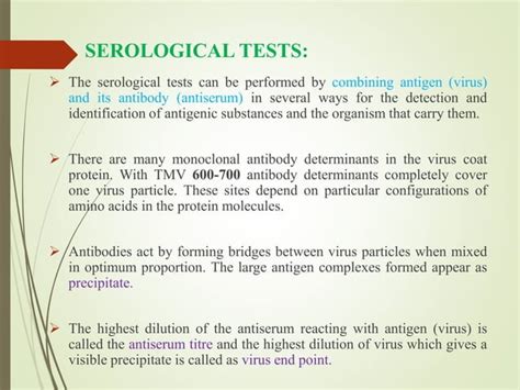 Serological Techniques For Detection Of Plant Viruspptx