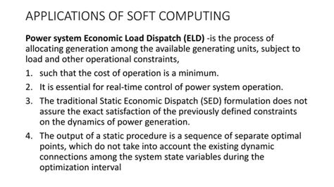 Application Of Soft Computing Techniques In Electrical Engineering Pptx