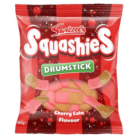 Squashies Drumstick Cherry Cola 140g Sweets Joybuy