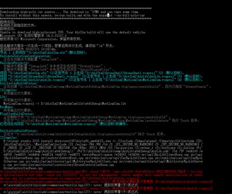 how to solve the build error of airsim on win10 · issue 852