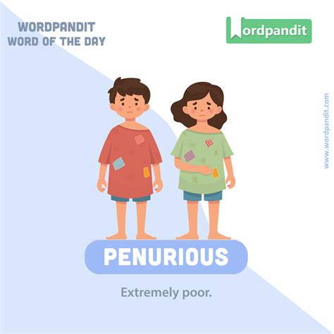 Wordpandit Word Of The Day Penurious Sentence Example Facebook