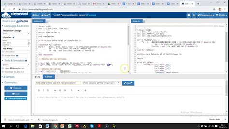 Multiplexor En Vhdl Edaplayground Youtube