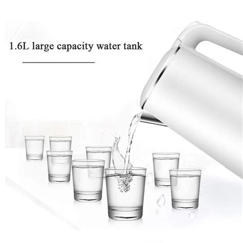 Электрический чайник двухслойный изолированный чайник из нержавеющей стали Электрический