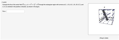 Solved Compute The Flux Of The Vector Field Chegg