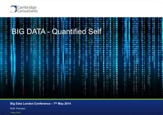 Big Data Quantified Self PPT