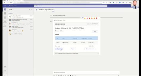 Sap System Integration Scenario With Microsoft Teams