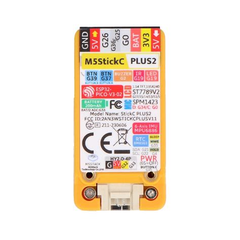 m5stickc plus2 moduł deweloperski iot esp32 pico v3 02 akcesoria do zegarka m5stack k016