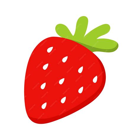 Premium Vector Strawberry Berry Cute Gardening Agriculture Vector