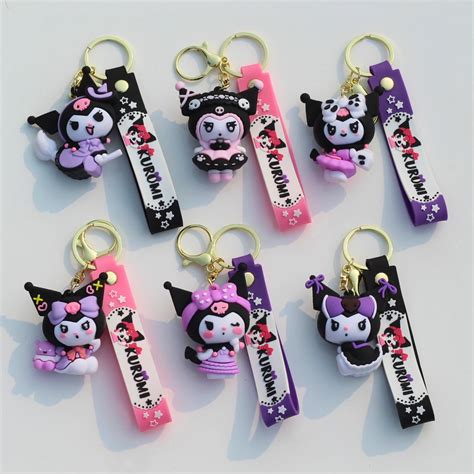 Chibi Kuromi Keychain Sanrio Keychains India