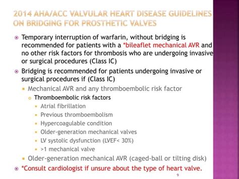 Warfarin Bridging Pptx