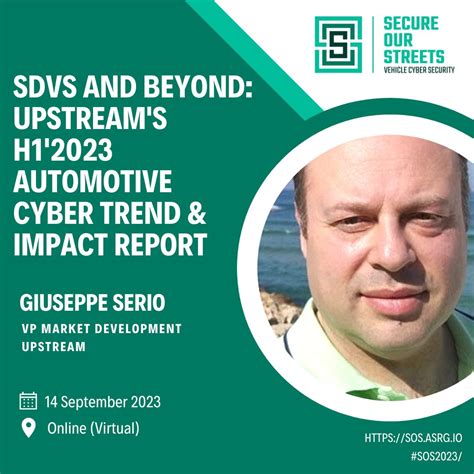 Upstream Security On Linkedin Automotive Cyber Sos2023